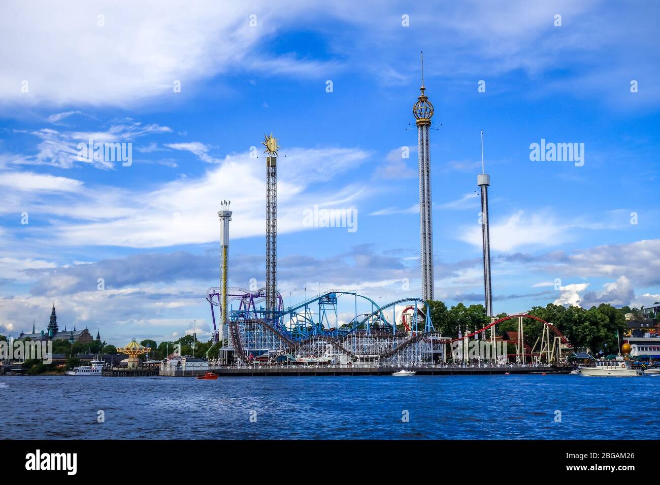 Stockholm grona lund theme park hi-res stock photography and images - Alamy