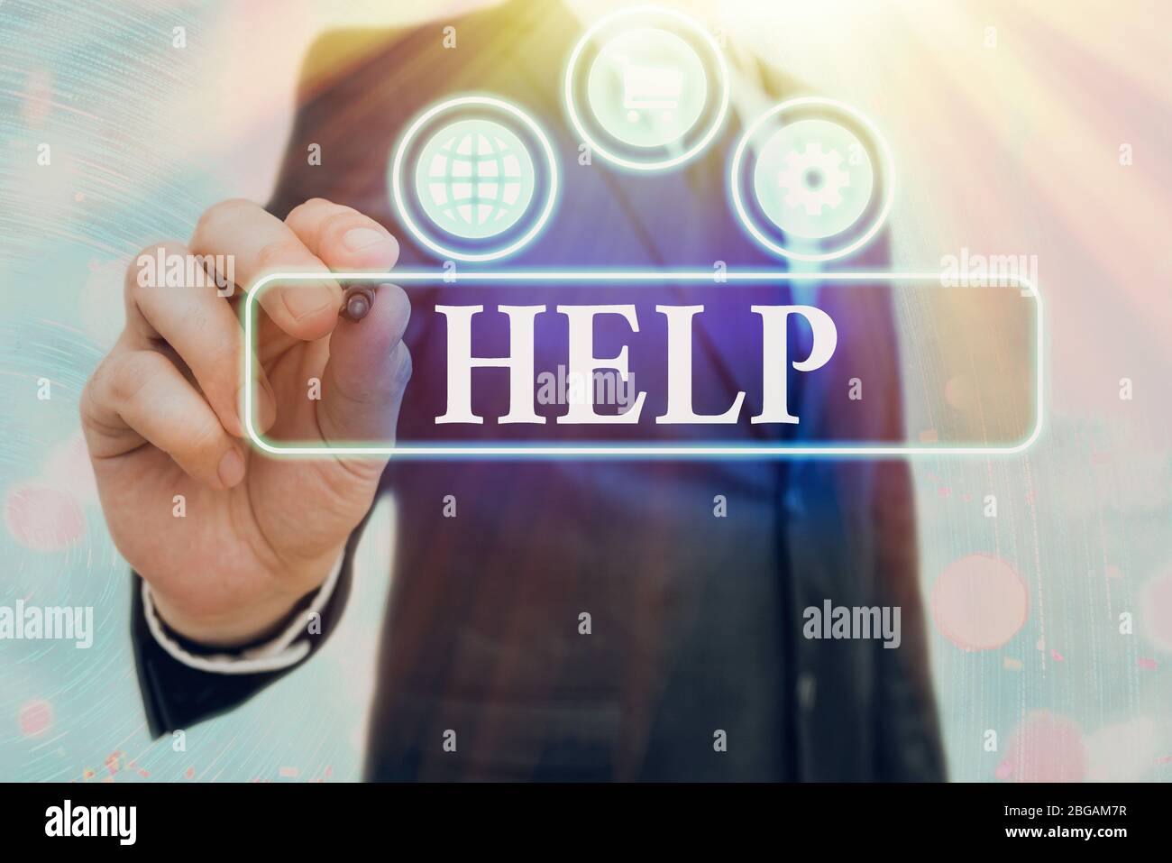 Writing note showing Help. Business concept for The action of helping ...