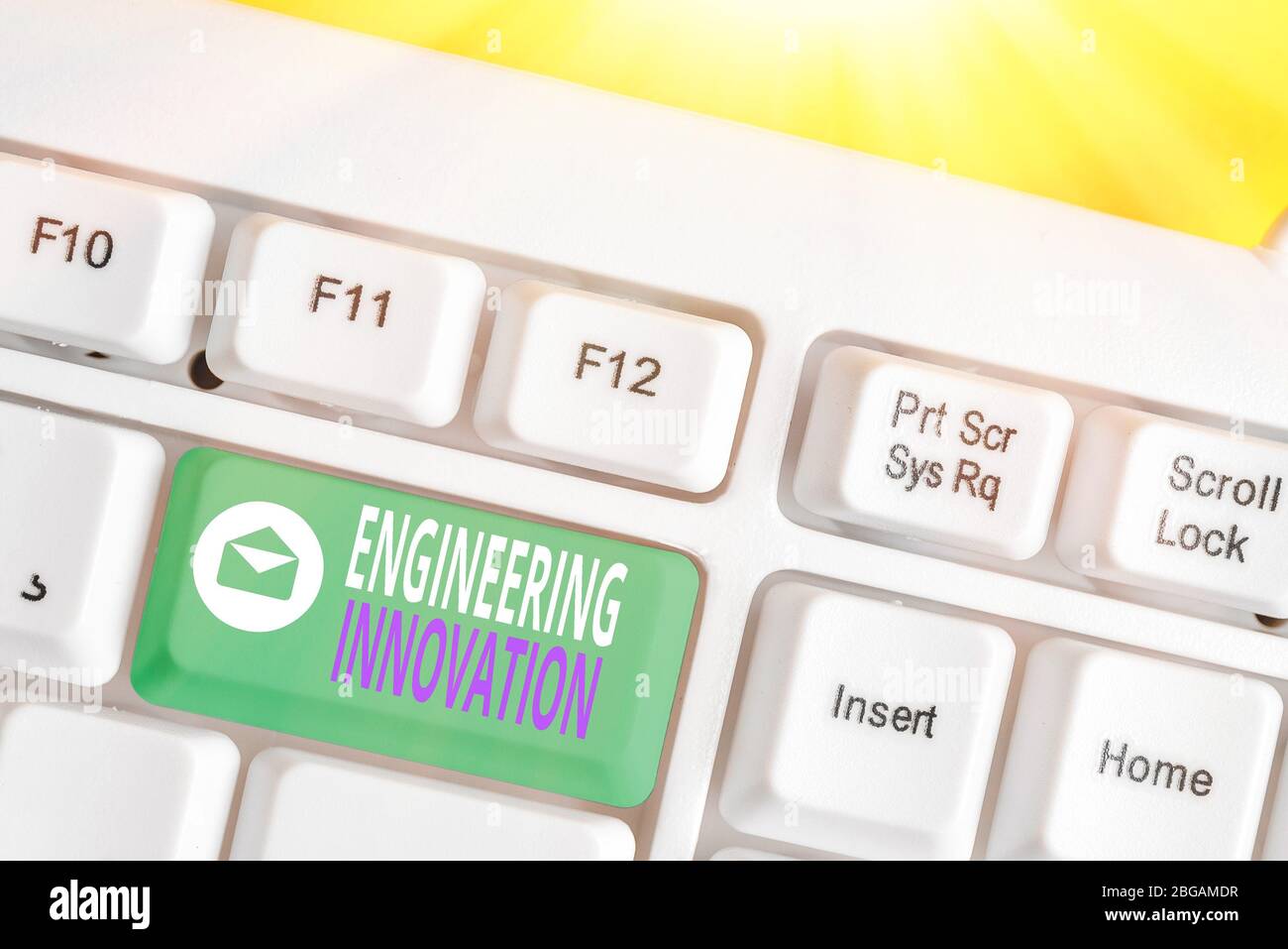 Handwriting text Engineering Innovation. Conceptual photo Process ...