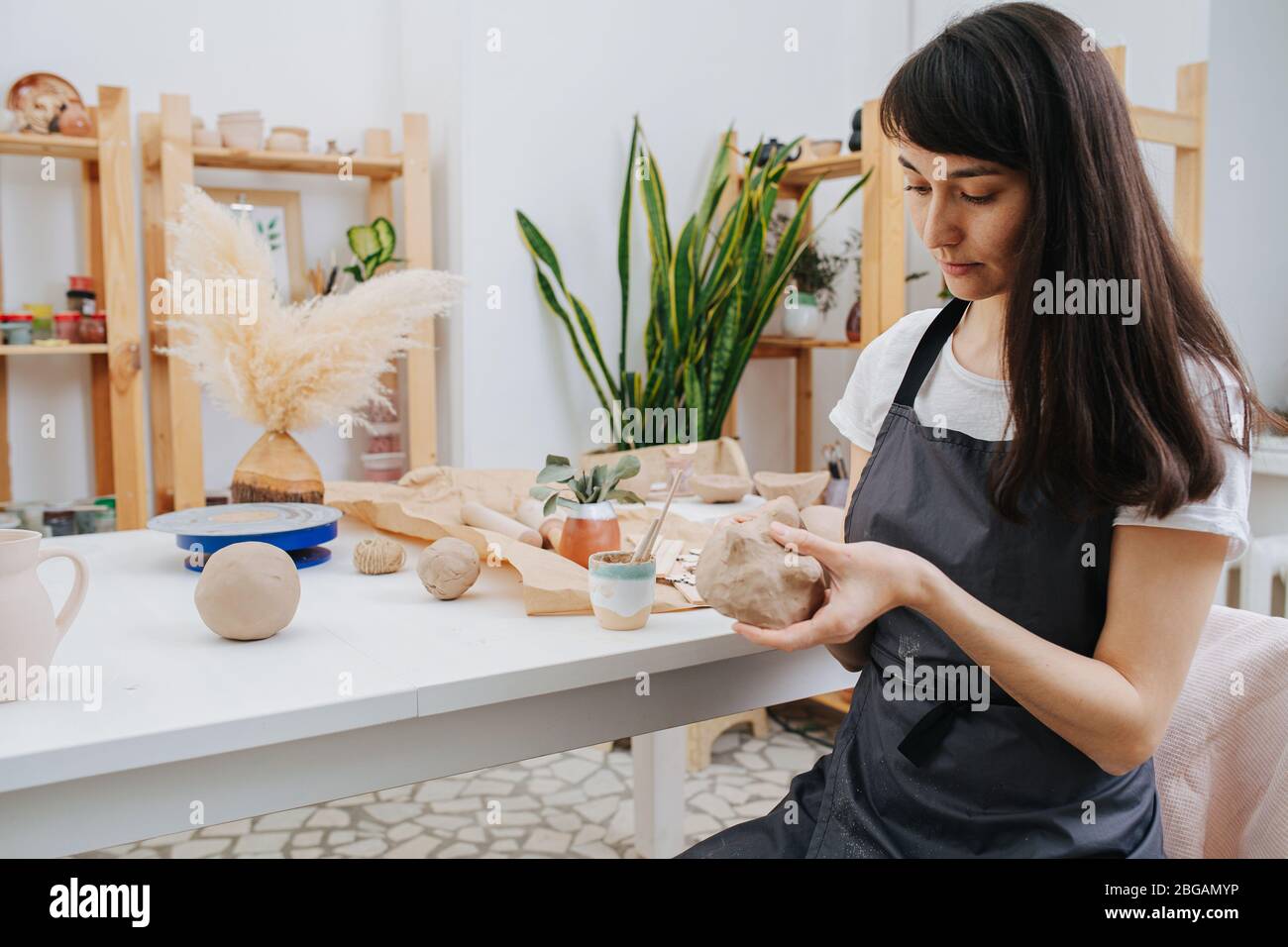 Things to do in isolation. Work with clay as a great stress reliever ...