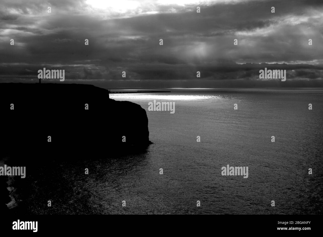 Beautiful landscape normandy Black and White Stock Photos & Images - Alamy