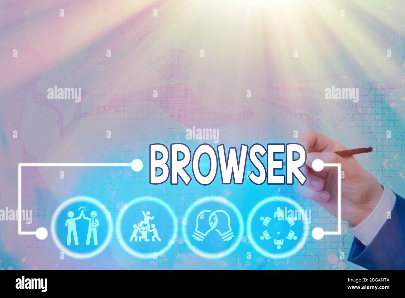 Word writing text Browser. Business photo showcasing Computer program Graphical user interface ...