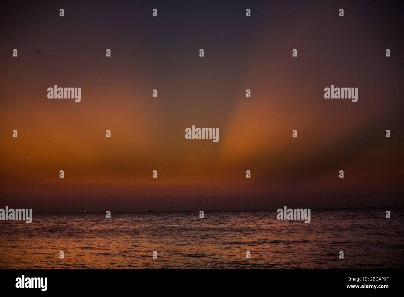 Beautiful sunset above sea nature hi-res stock photography and images ...