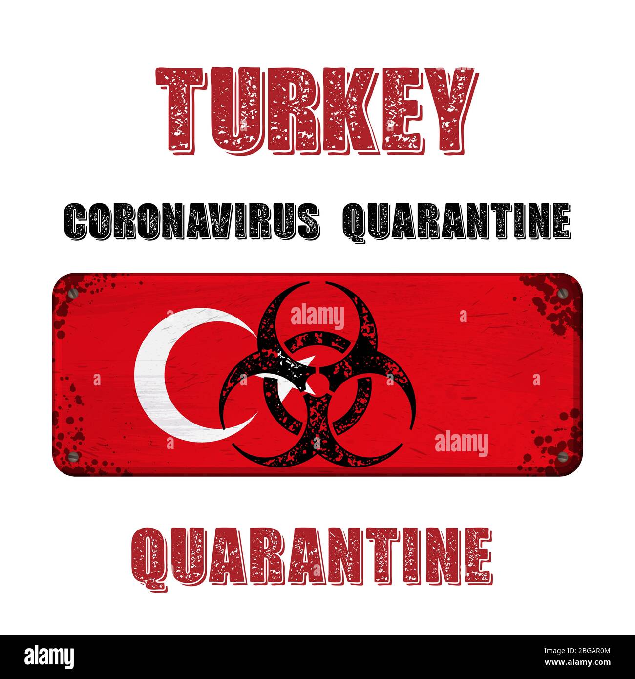 Biohazard turkey Stock Vector Images - Alamy