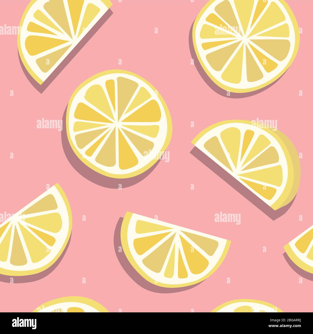 Pink Lemon Slice Clipart