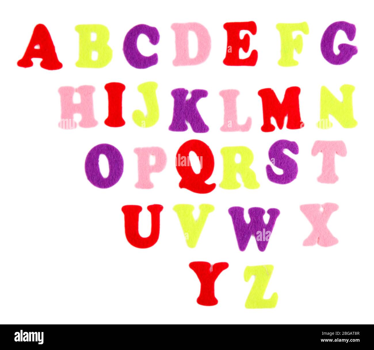 English alphabet, isolated on white Stock Photo - Alamy