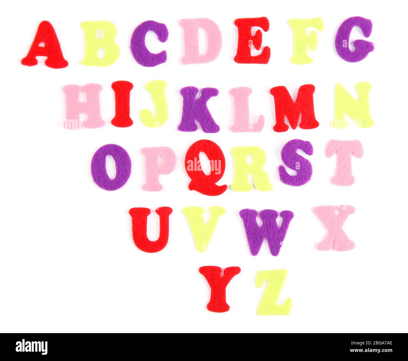 English alphabet, isolated on white Stock Photo - Alamy