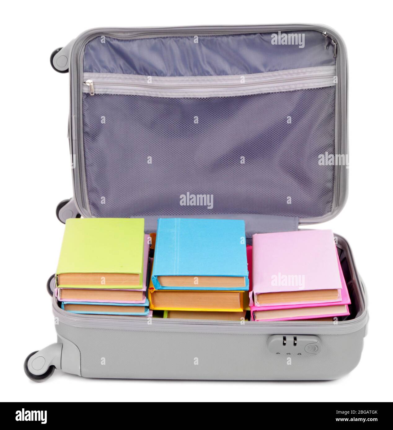Open business book suitcase Cut Out Stock Images & Pictures - Alamy