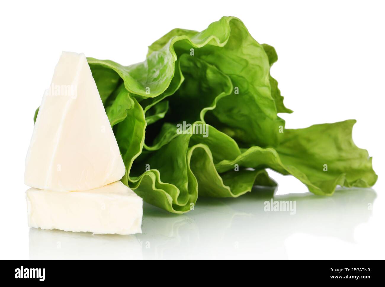 Cream cheese with greens isolated on white Stock Photo - Alamy