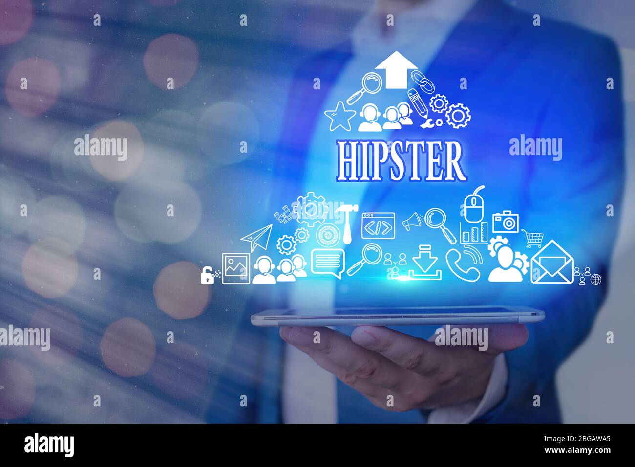 Text sign showing Hipster. Business photo showcasing the choices and ...