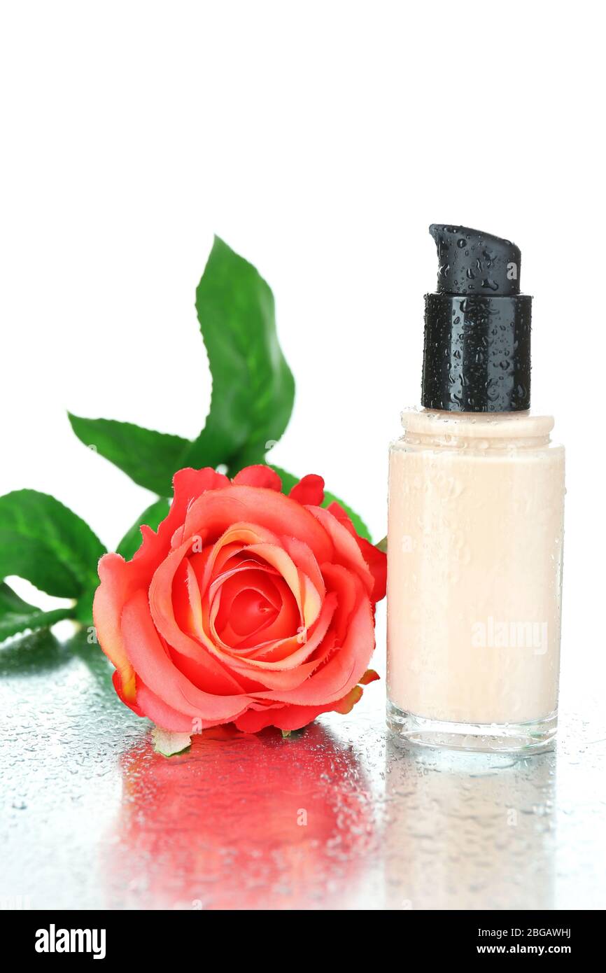 Foundation cream close up Stock Photo - Alamy