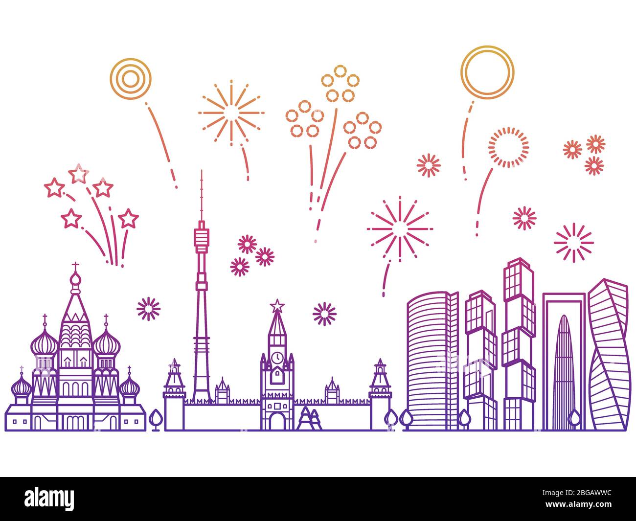 Festive vector art Cut Out Stock Images & Pictures - Alamy