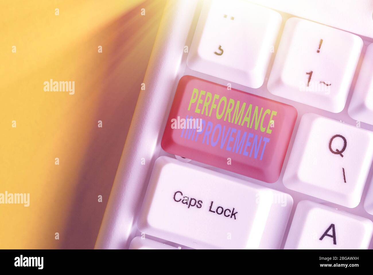 Word writing text Performance Improvement. Business photo showcasing ...