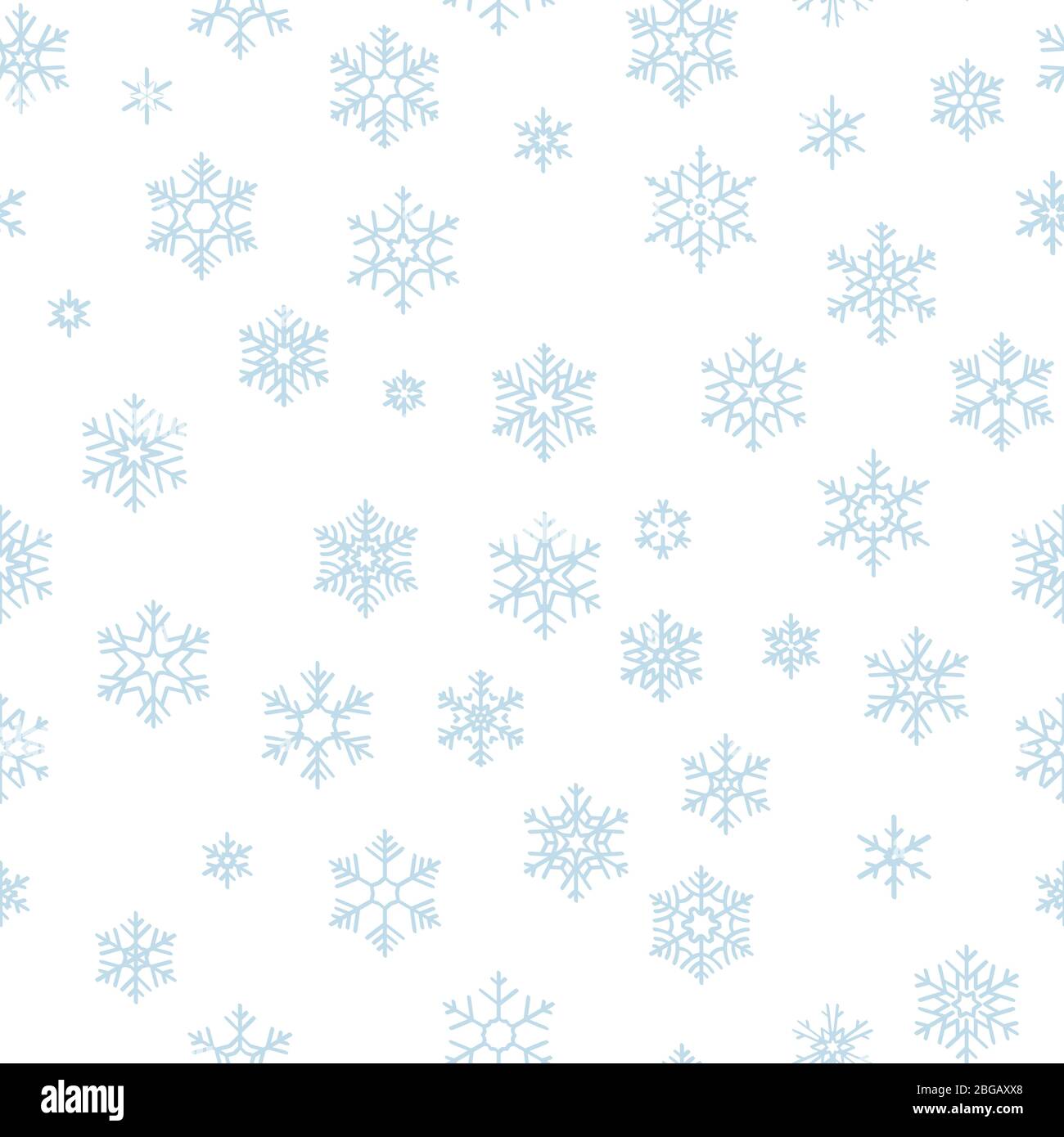 Light Blue Snowflakes