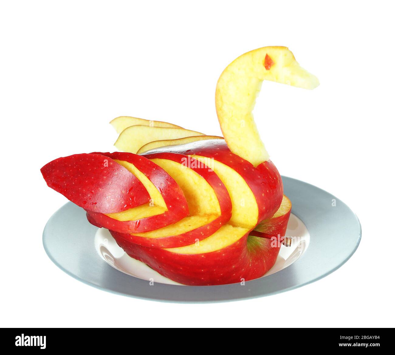 Fruit Carving Swan