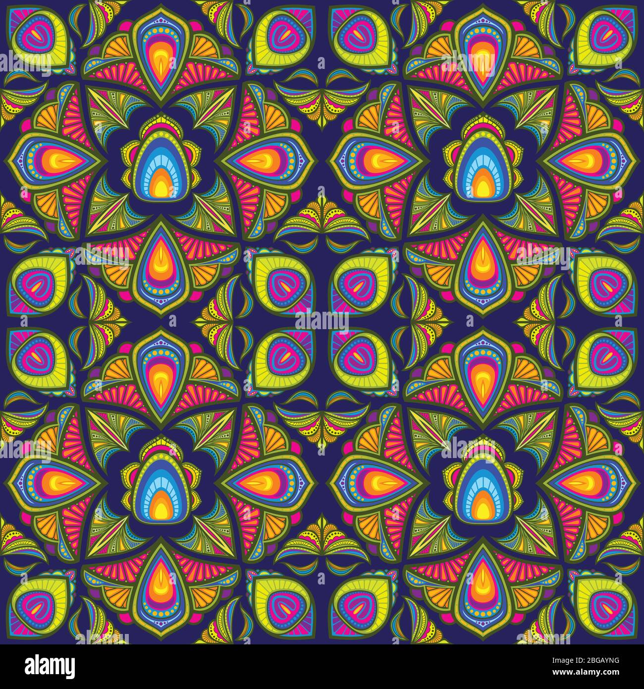 Abstract Peacock Feather