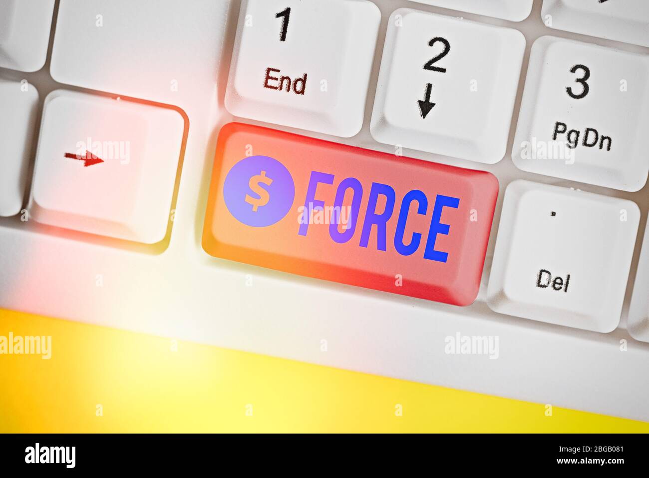 Handwriting text writing Force. Conceptual photo strength or energy as ...