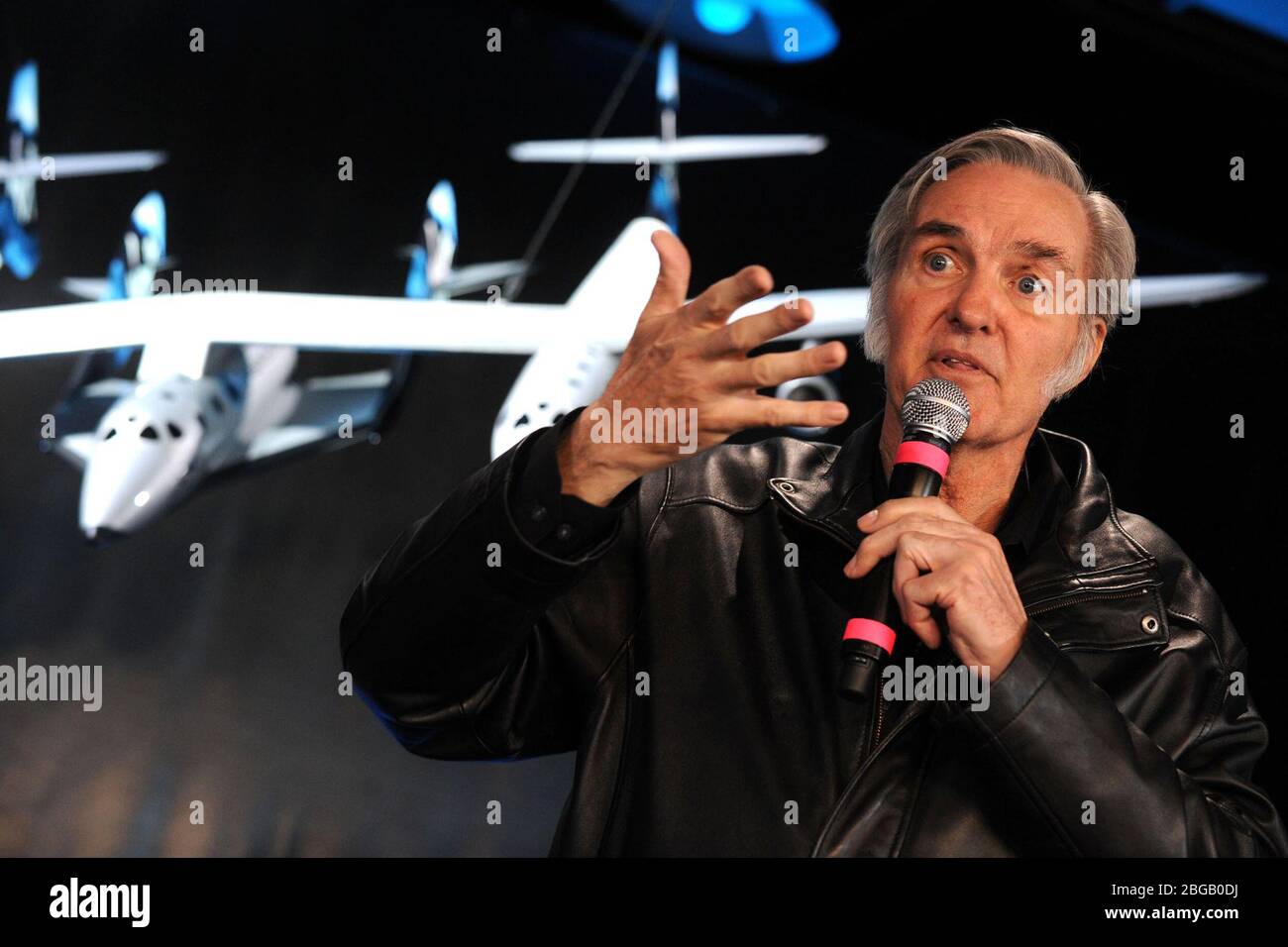 NEW YORK , NY - JANUARY 23 ,2008: Rutan, the creator of SpaceShipOne ...