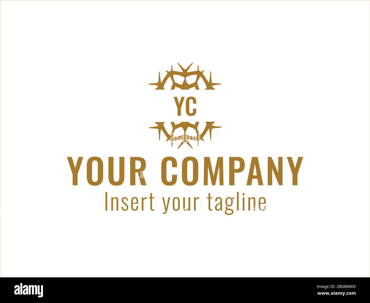 logo gold, design, golden, vector and abstract for commercial use. We ...