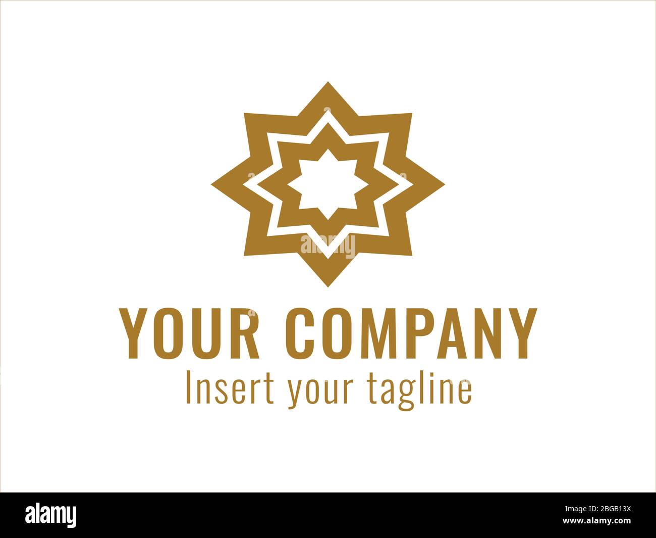 logo gold, design, golden, vector and abstract for commercial use. We ...