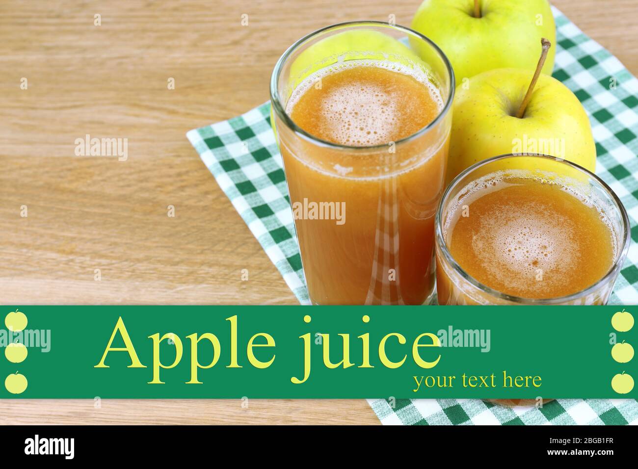 Healthy fresh juice of apples close up Stock Photo - Alamy