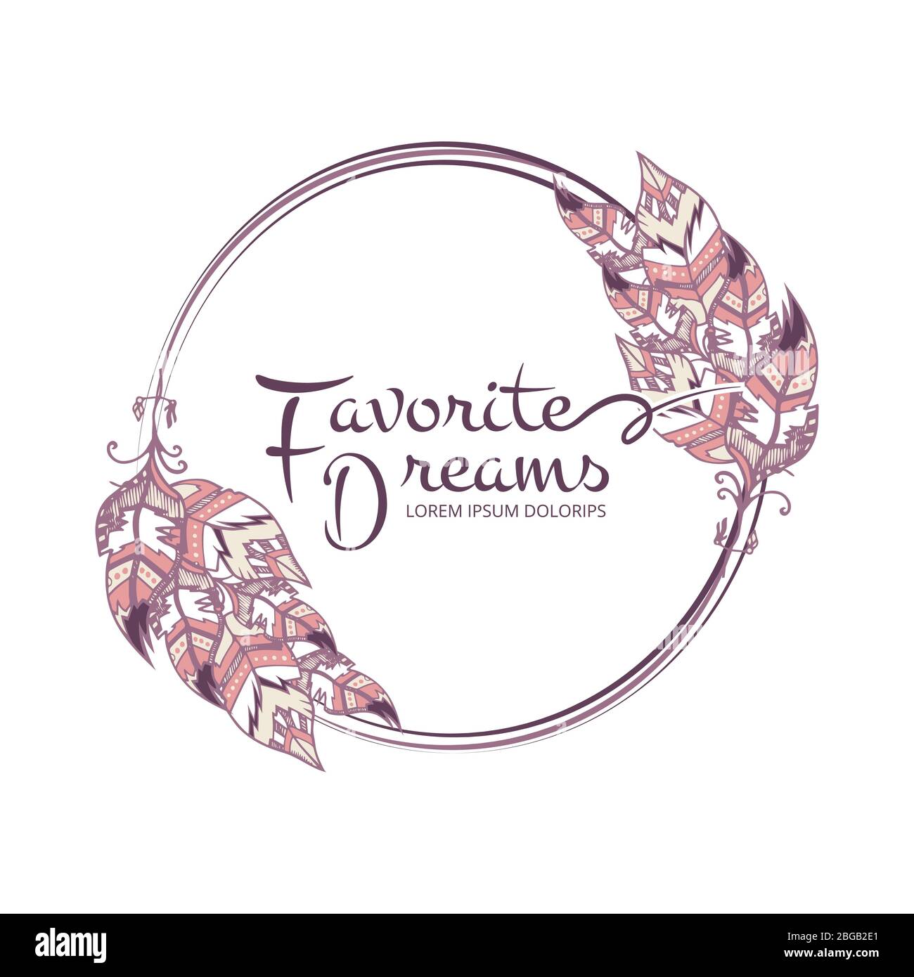 Tribal emblem banner Stock Vector Images - Alamy