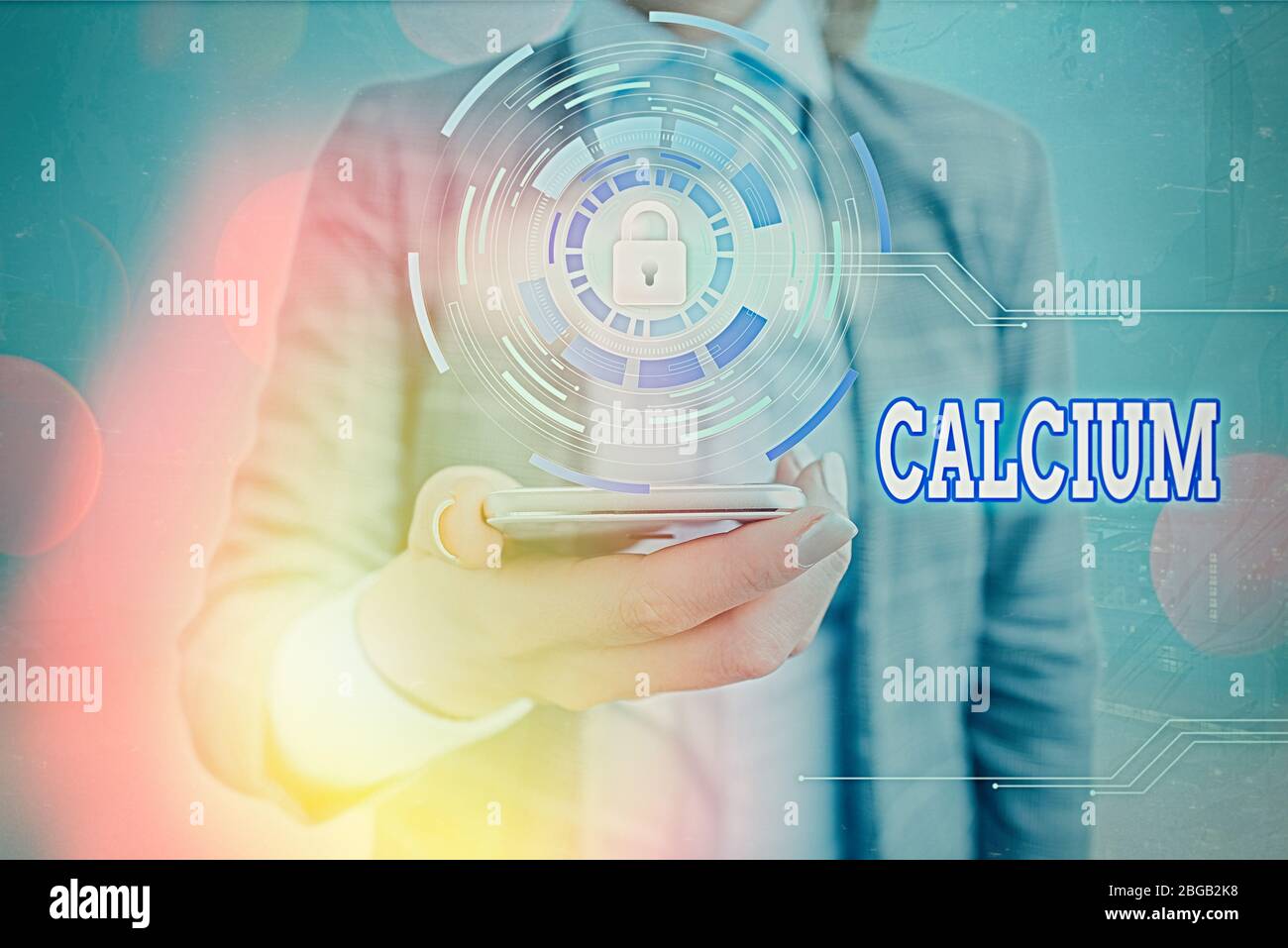 Conceptual hand writing showing Calcium. Concept meaning fifth most ...