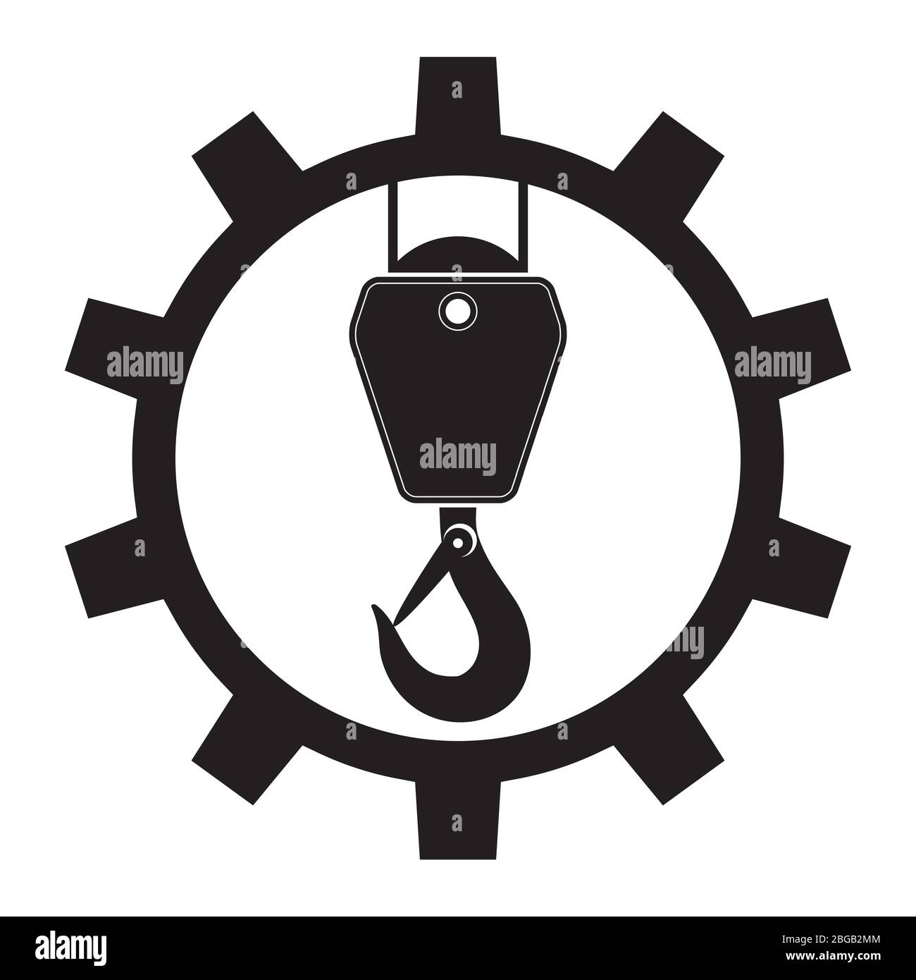 Old hoist Stock Vector Images - Alamy