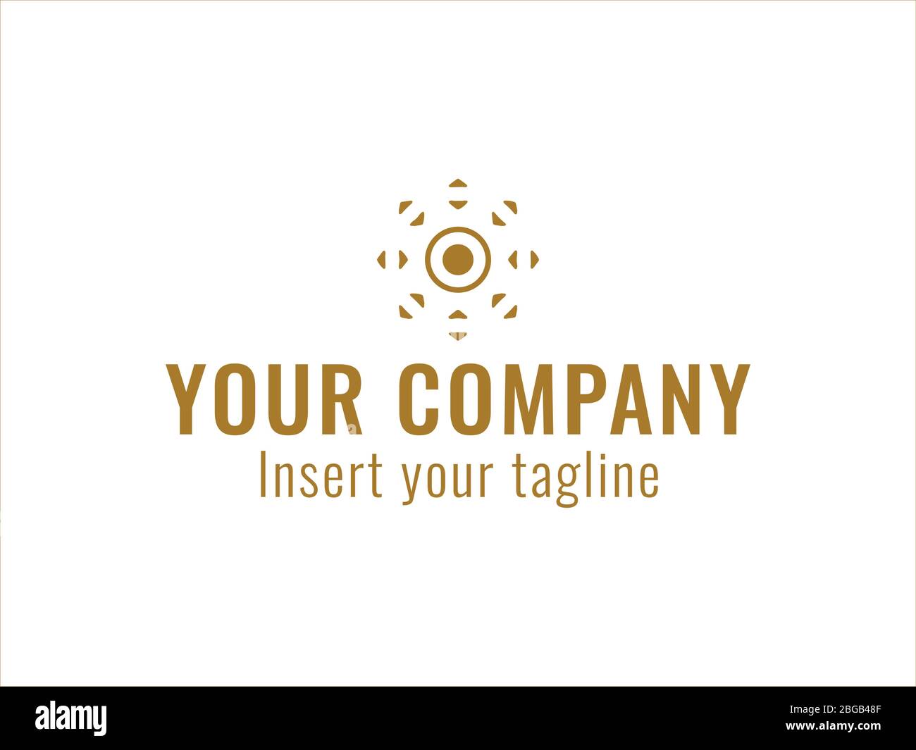 logo gold, design, golden, vector and abstract for commercial use. We ...