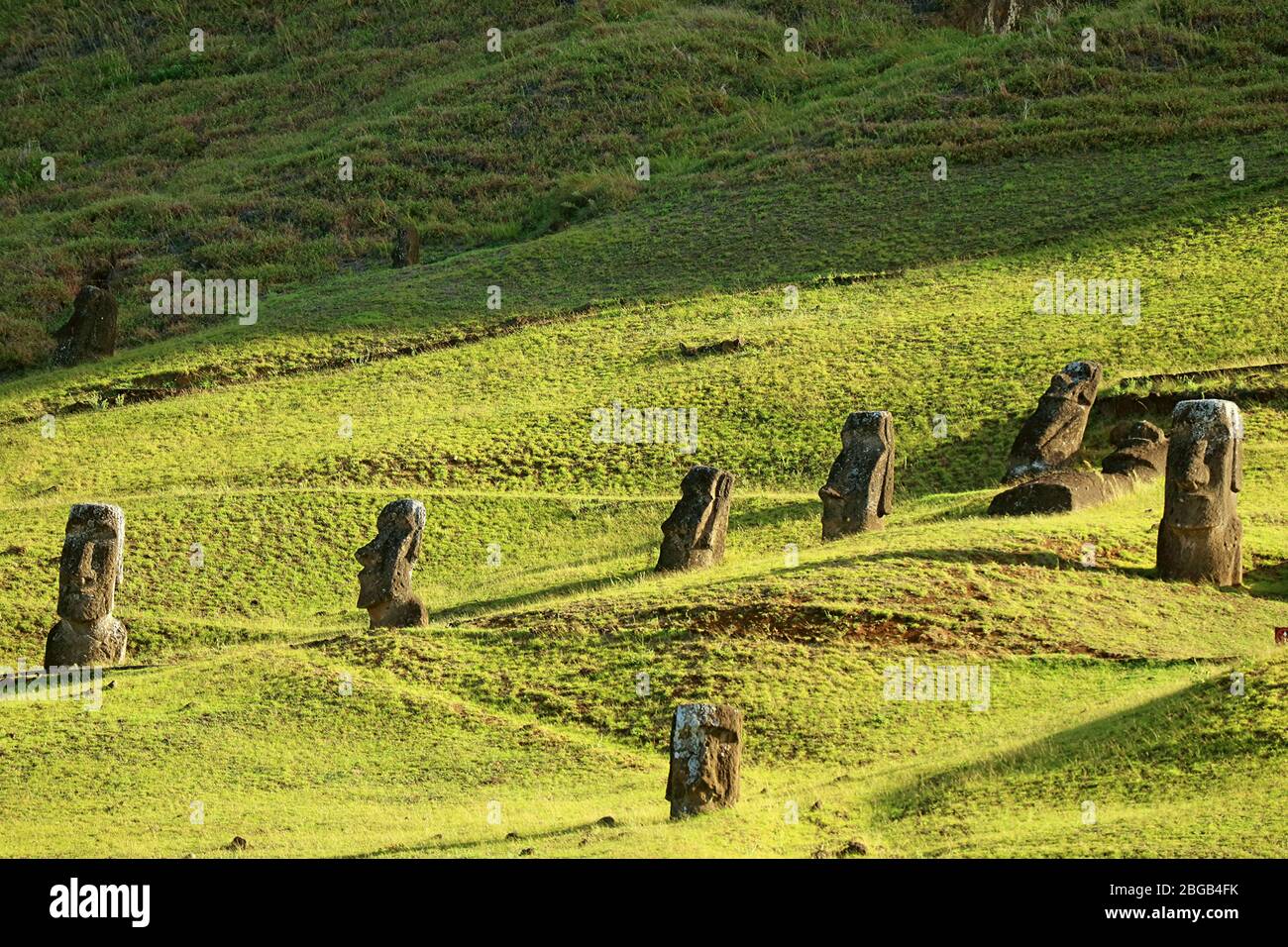Unfinished moai statue hi-res stock photography and images - Alamy