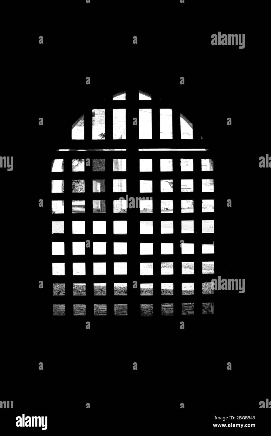 Empty room windows wooden Black and White Stock Photos & Images - Alamy