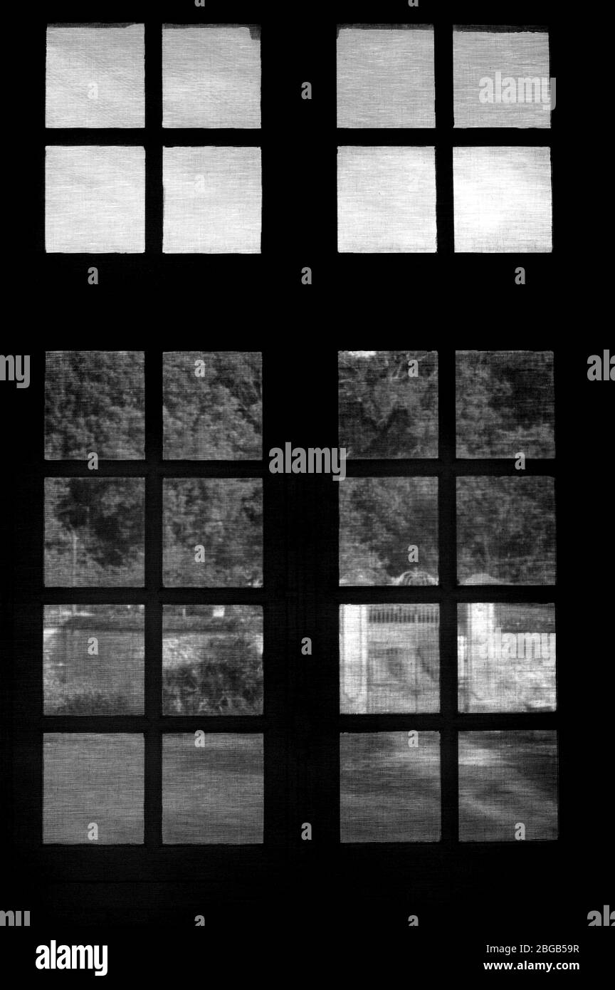 Inside modern building day light Black and White Stock Photos & Images ...