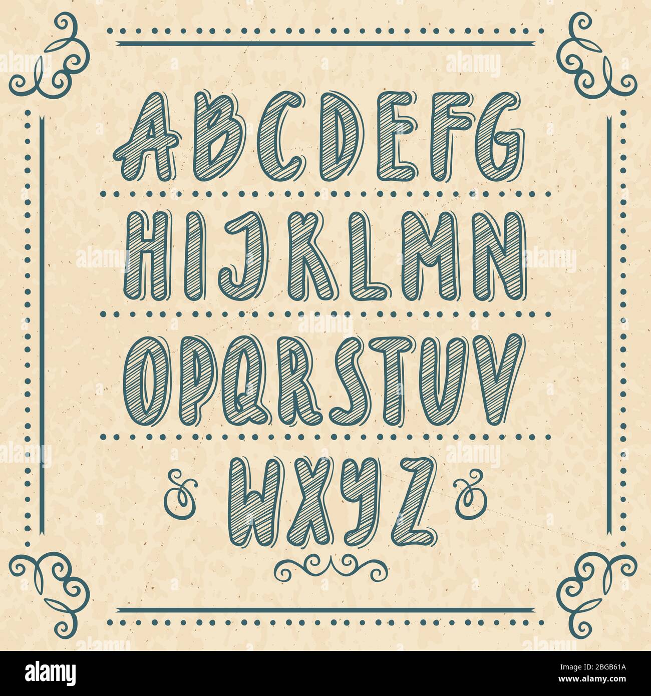 Doodle Letters Alphabet