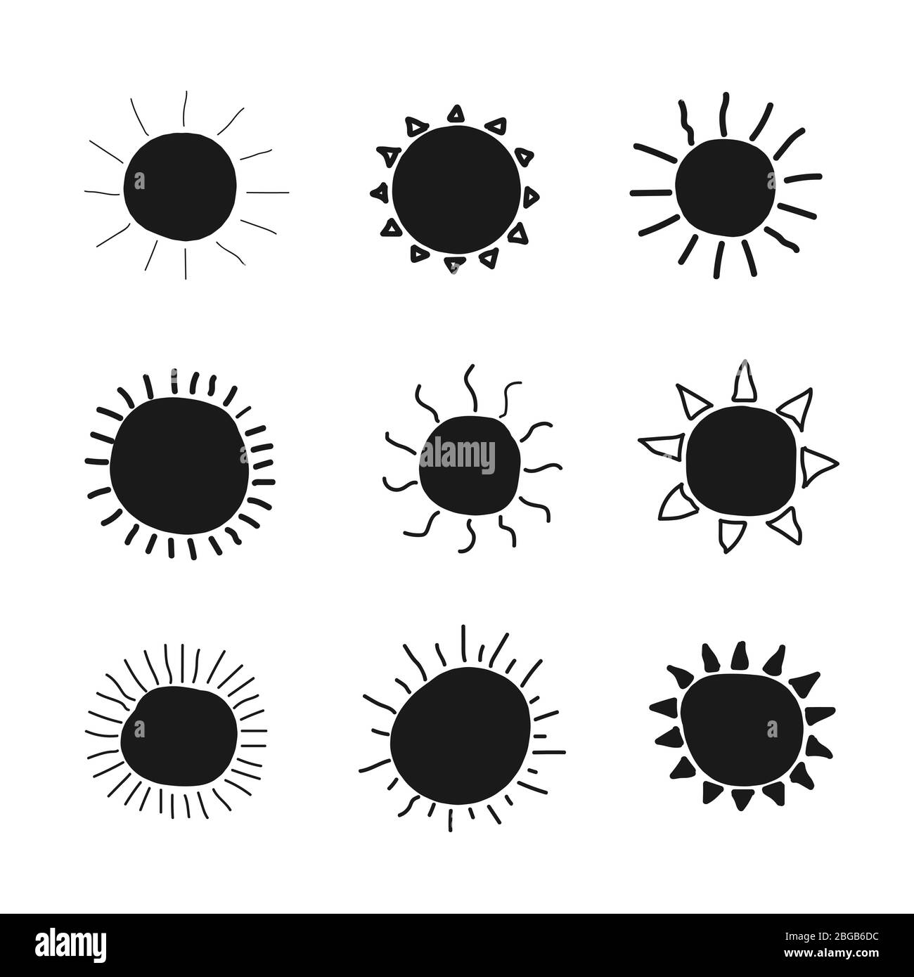 Hand drawn sun icons Stock Vector Image & Art - Alamy Hand drawn sun icons Stock Vector Image & Art - Alamy