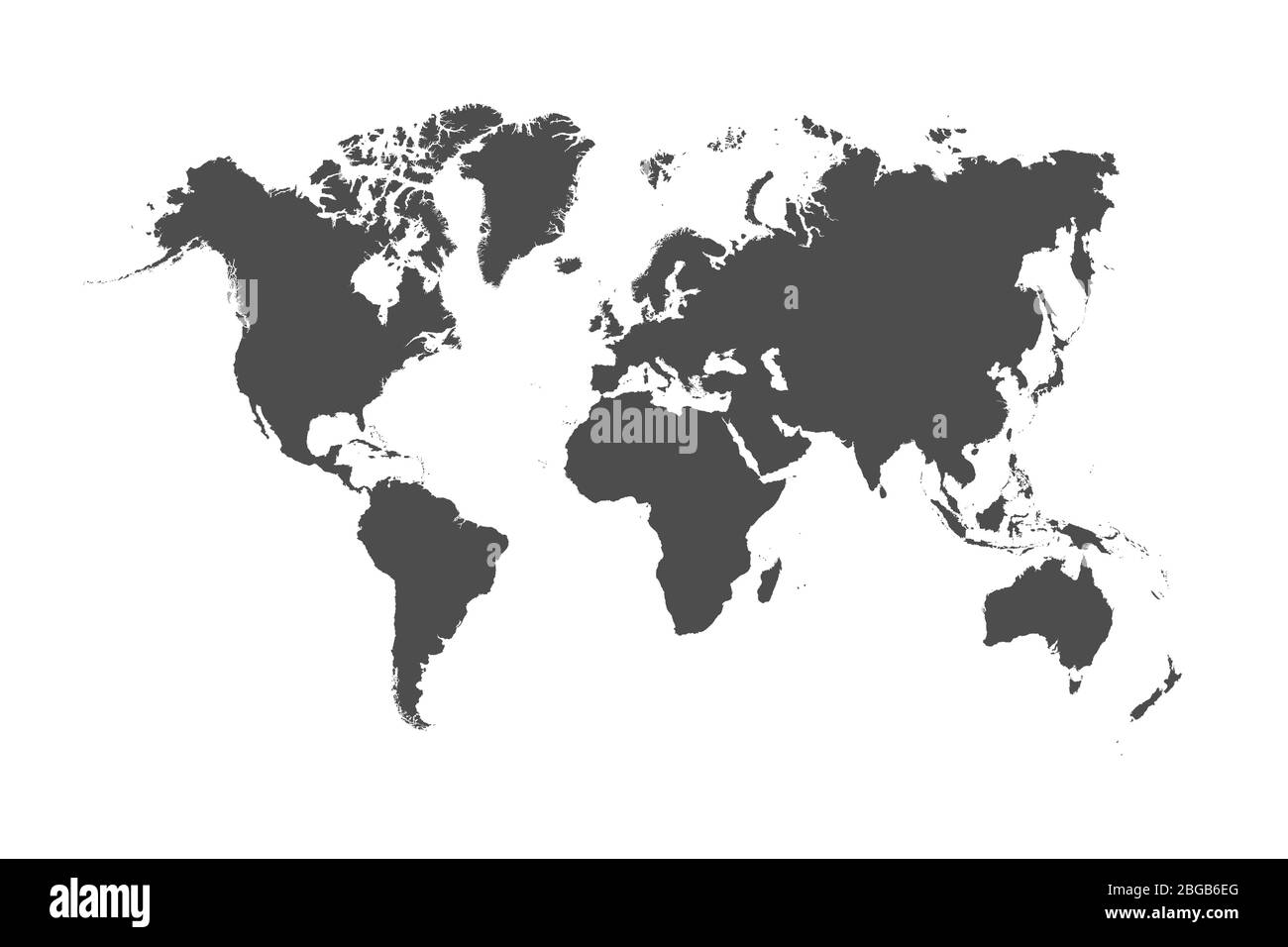 World map color vector modern Stock Vector Image & Art - Alamy