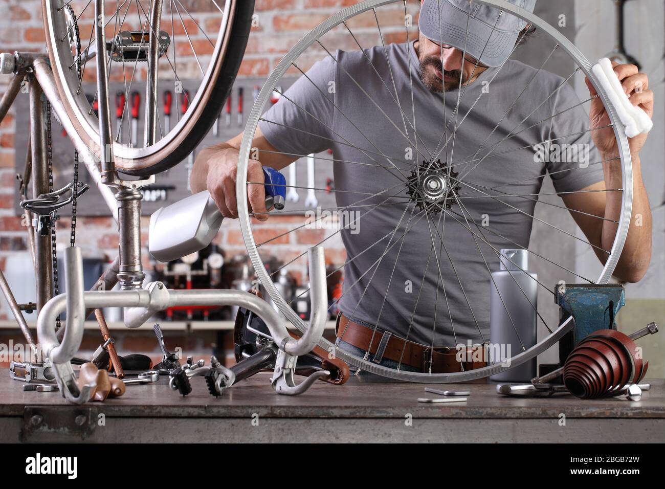 Vintage cycle parts hi-res stock photography and images - Alamy