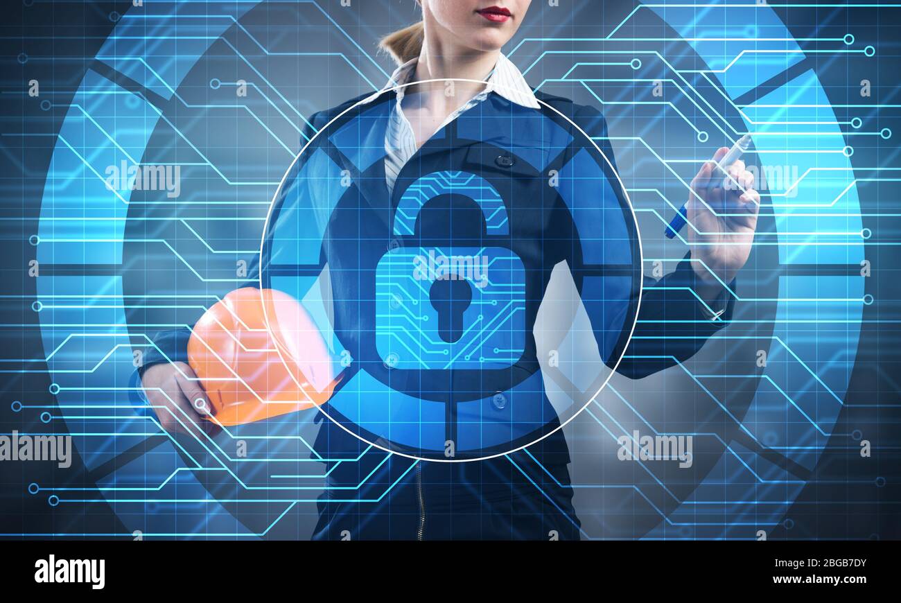 Computer security and information technology Stock Photo - Alamy