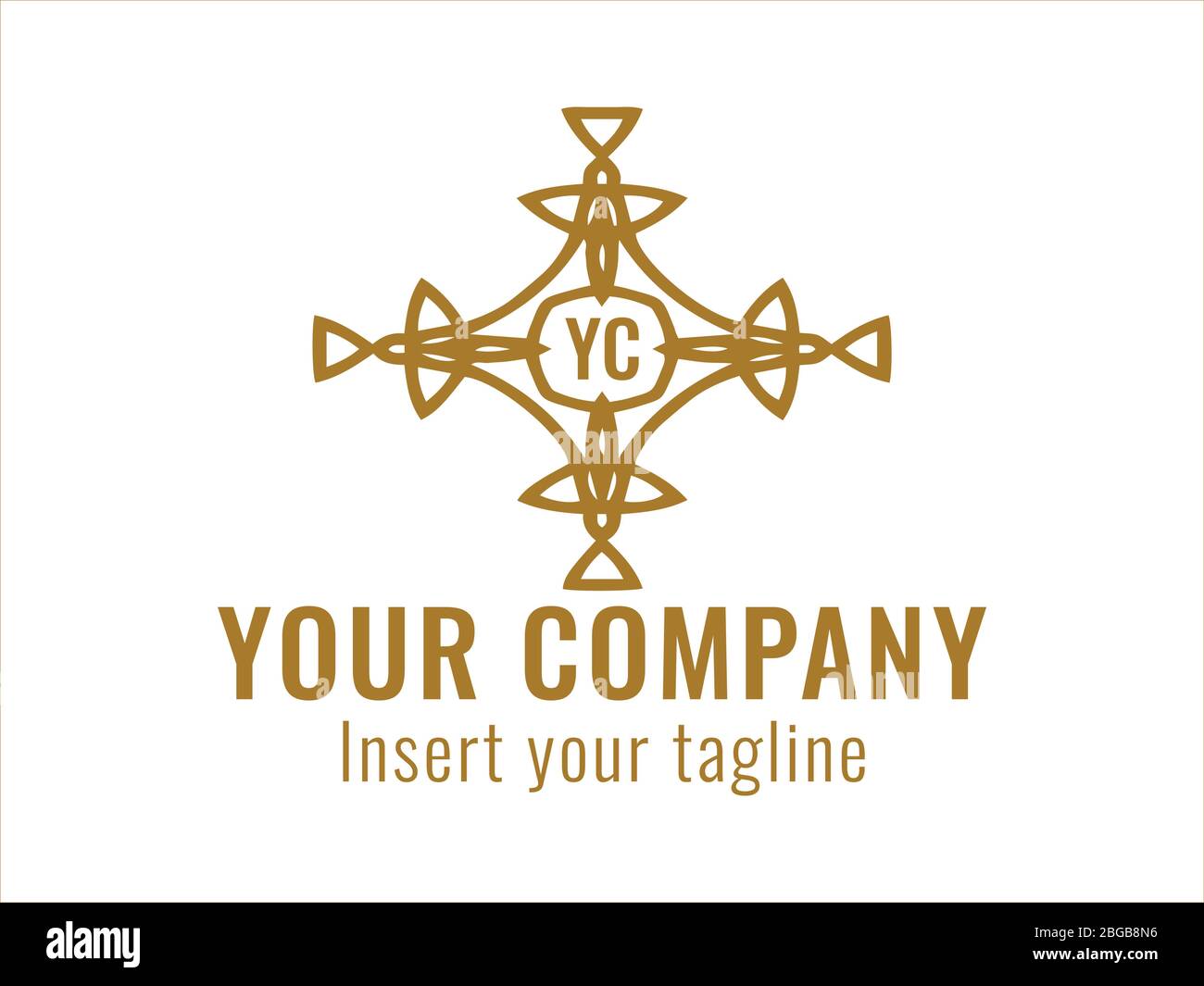 logo gold, design, golden, vector and abstract for commercial use. We ...