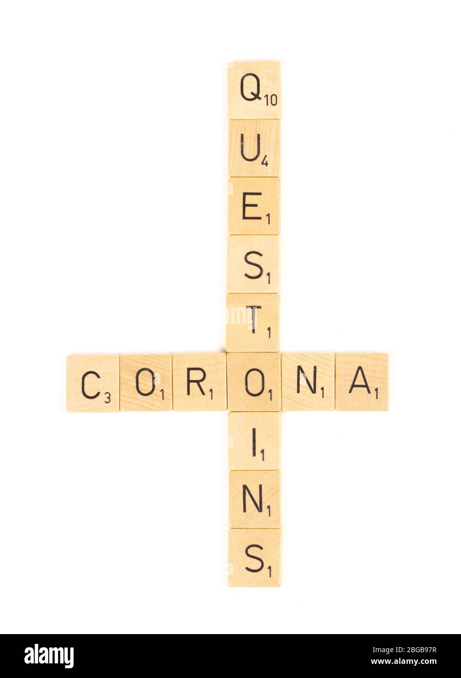 Scrable letters hi-res stock photography and images - Alamy