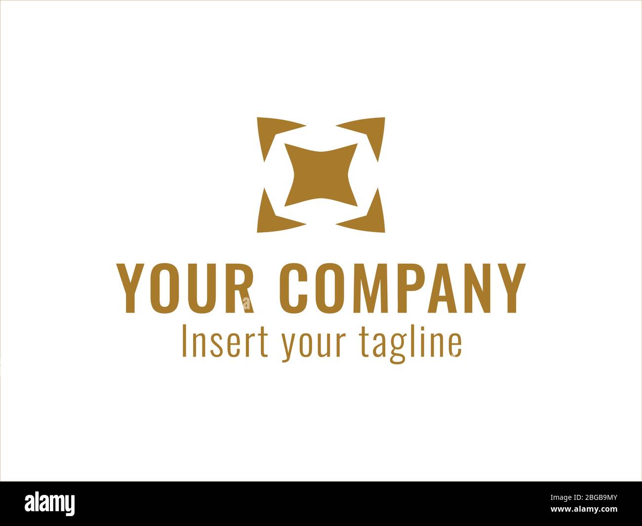 logo gold, design, golden, vector and abstract for commercial use. We ...