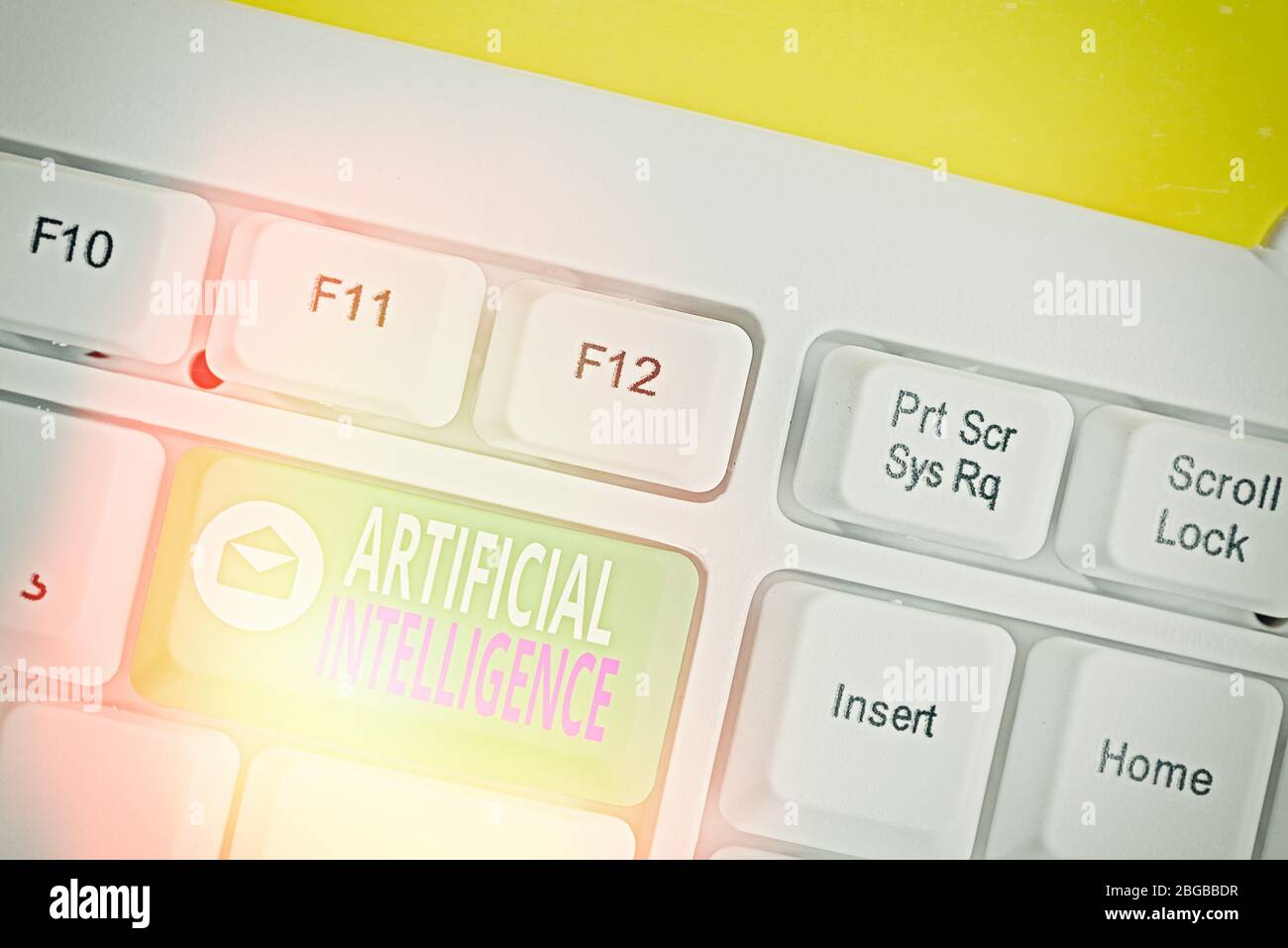 Handwriting text Artificial Intelligence. Conceptual photo Machine copy ...