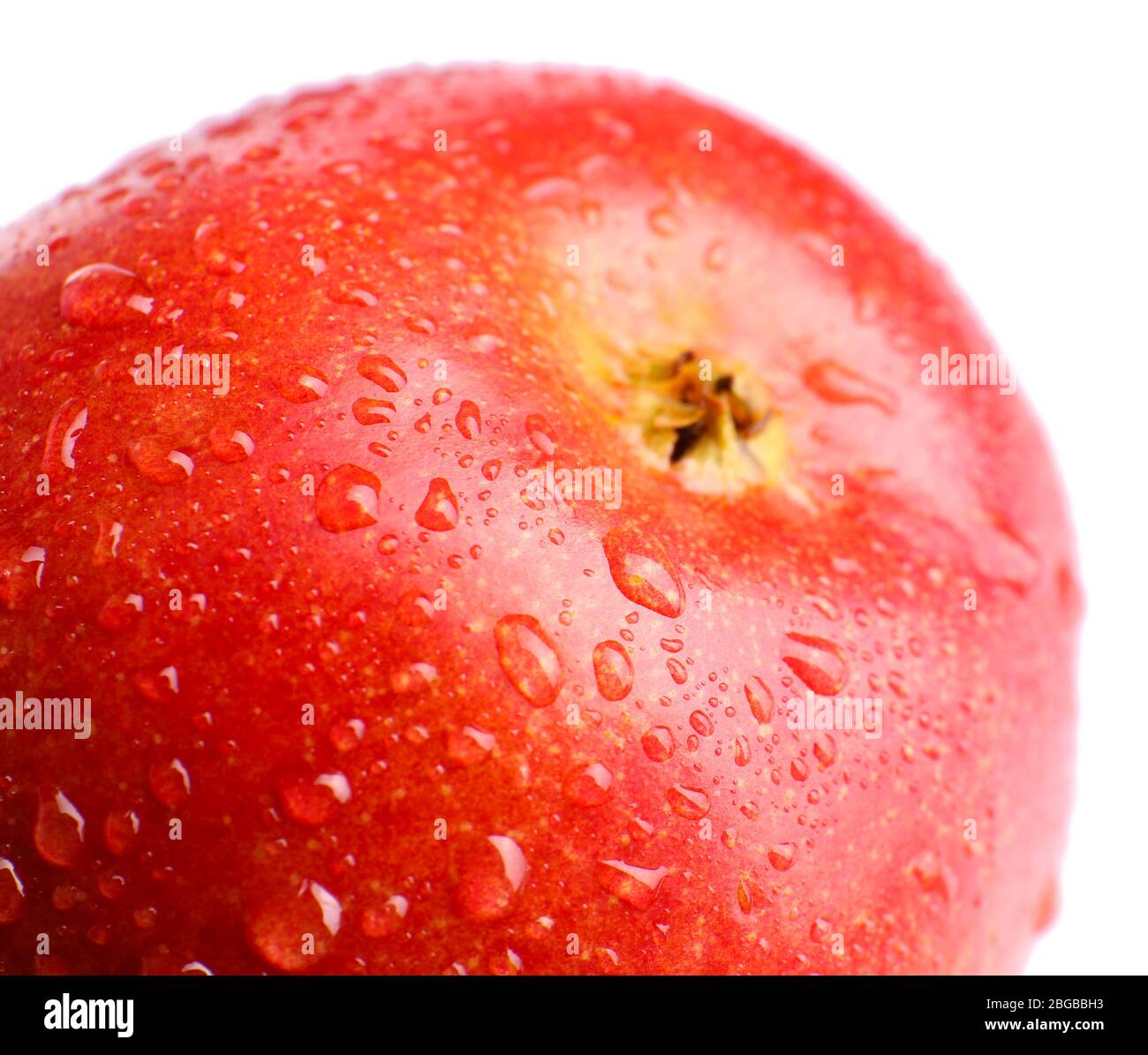 Fresh red apple, isolated on white Stock Photo - Alamy