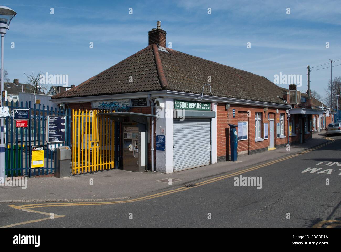 Bexleyheath station. Station Road Bexleyheath DA7 4AA Stock Photo - Alamy