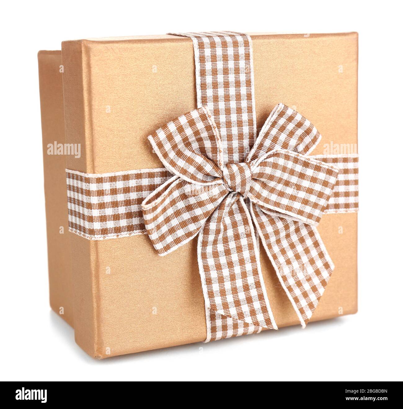 Gift box isolated on white Stock Photo - Alamy