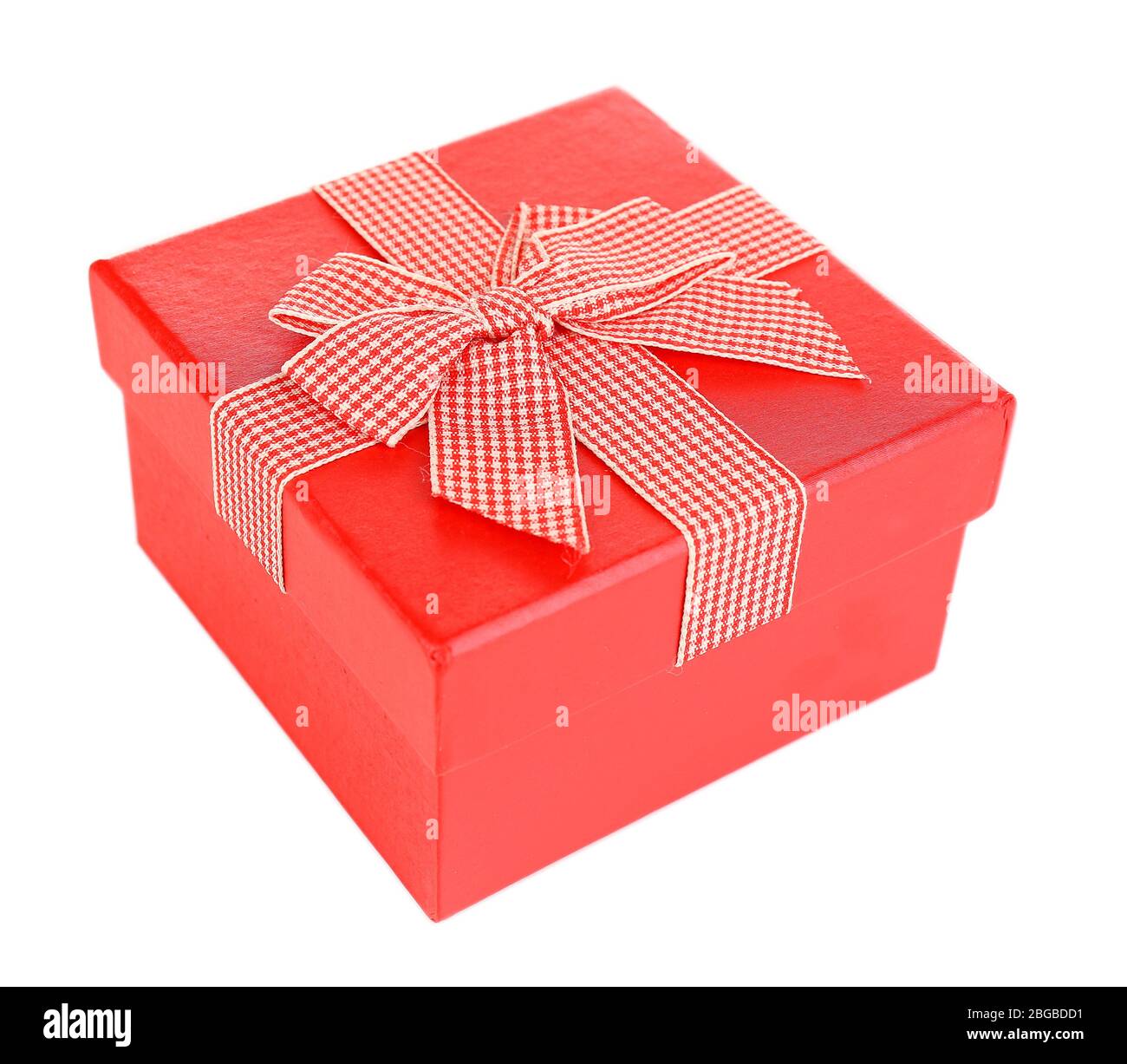 Gift box isolated on white Stock Photo - Alamy