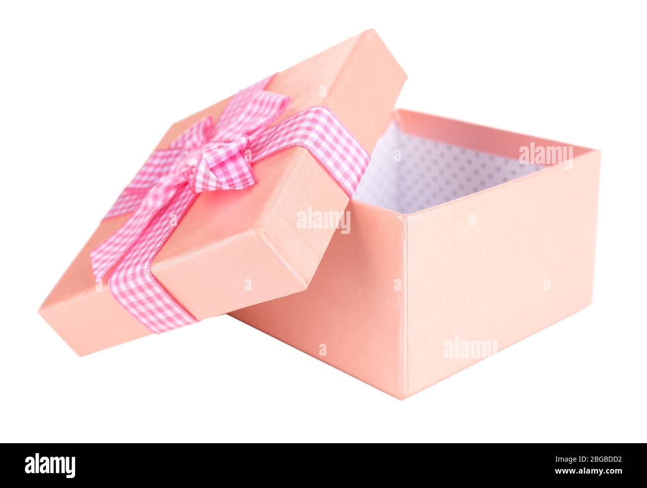 Open gift box isolated on white Stock Photo - Alamy