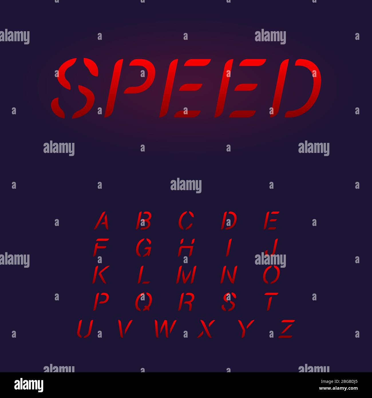 Custom made alphabet letters set Stock Vector Image & Art - Alamy