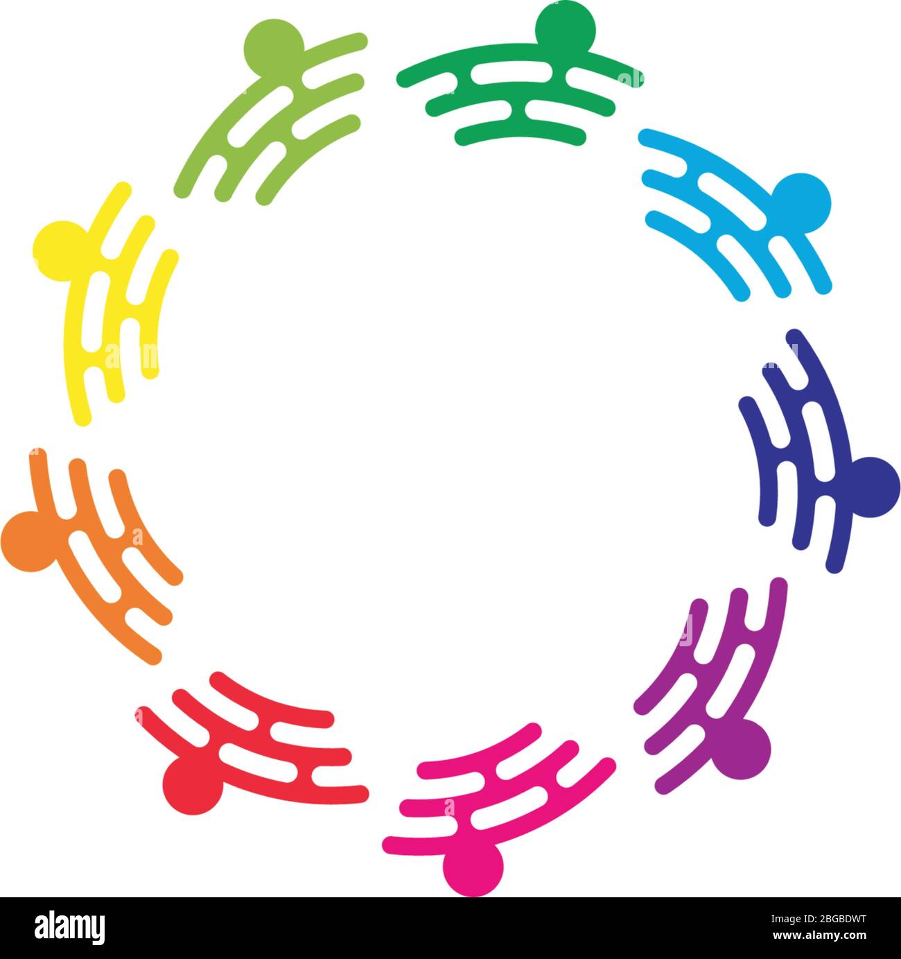 Community, network and social logo design template vector Stock Vector ...