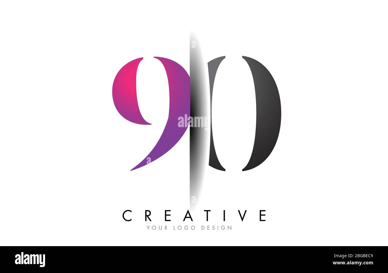 Number 90 vector vectors Stock Vector Images - Alamy