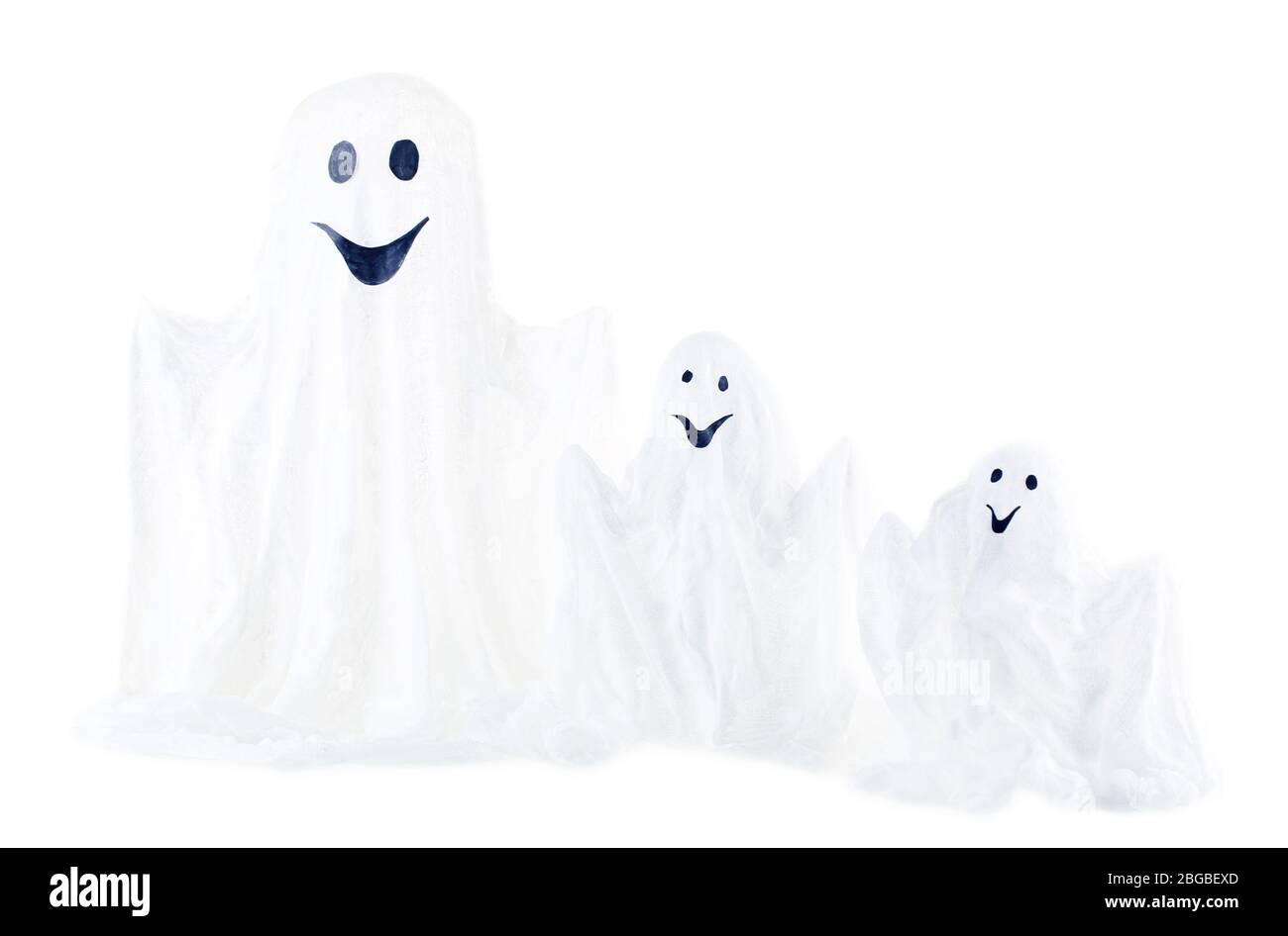 Spooky ghosts isolated on Cut Out Stock Images & Pictures - Alamy